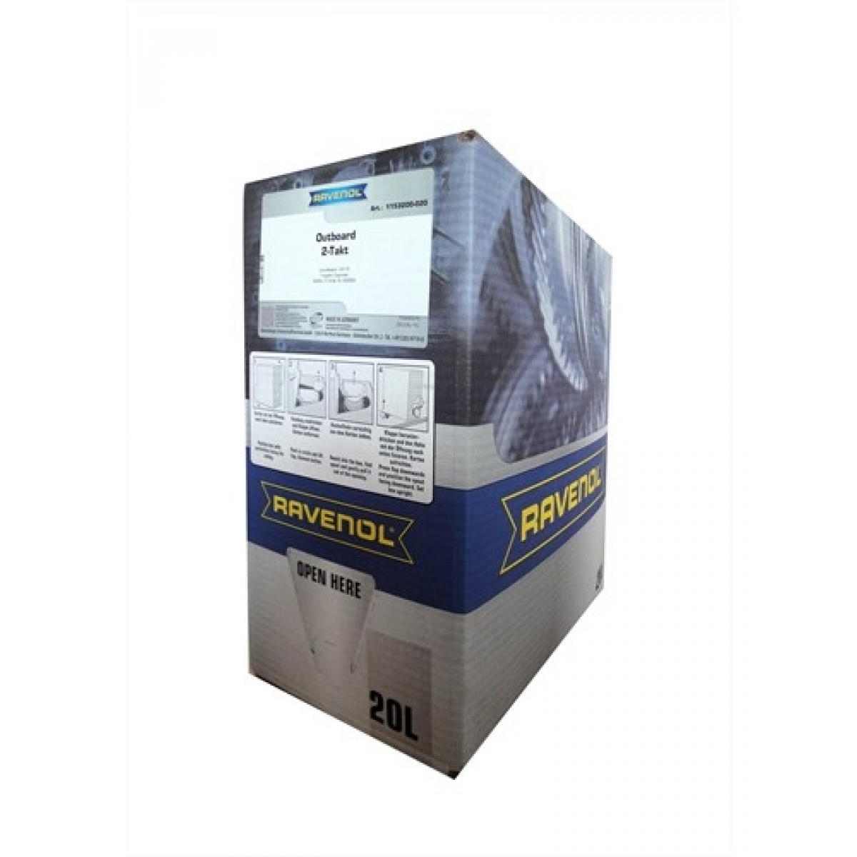Купить RAVENOL Outboardoel 2T Mineral 20л | ecobox в интернет-магазине ...